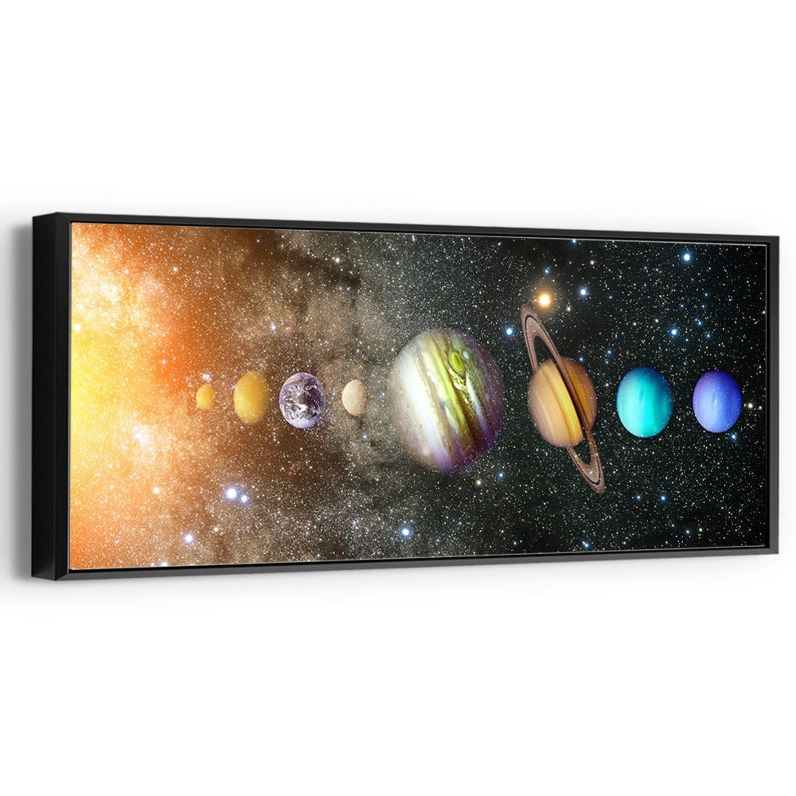 Outer Space Wall Art Solar System Astronomy Print on Canvas | Etsy