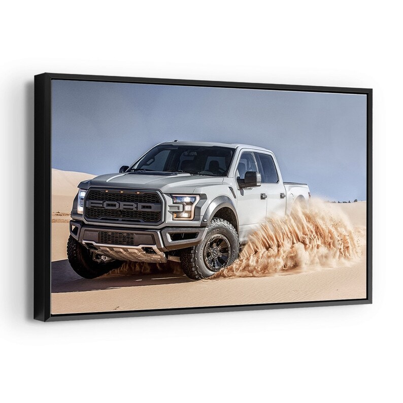 Luxury Sport Car Ford Raptor Truck F150 Canvas Print Wall | Etsy