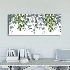 Eucalyptus Leaves Wall Art Greenery Natural Botanical Minimalist Plant ...