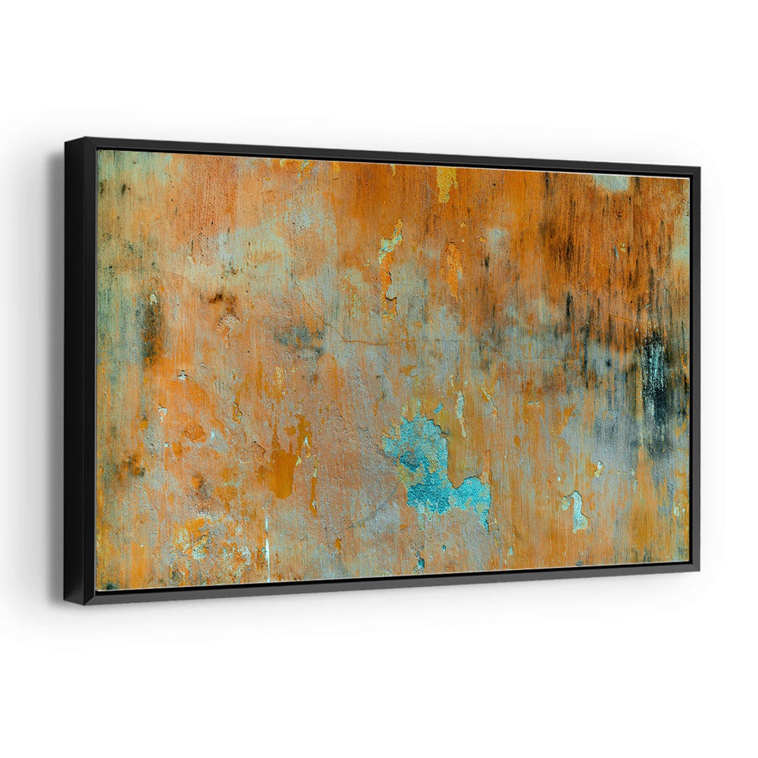 Orange Abstract Print Art Canvas Print Wall Decor Art. Comes - Etsy