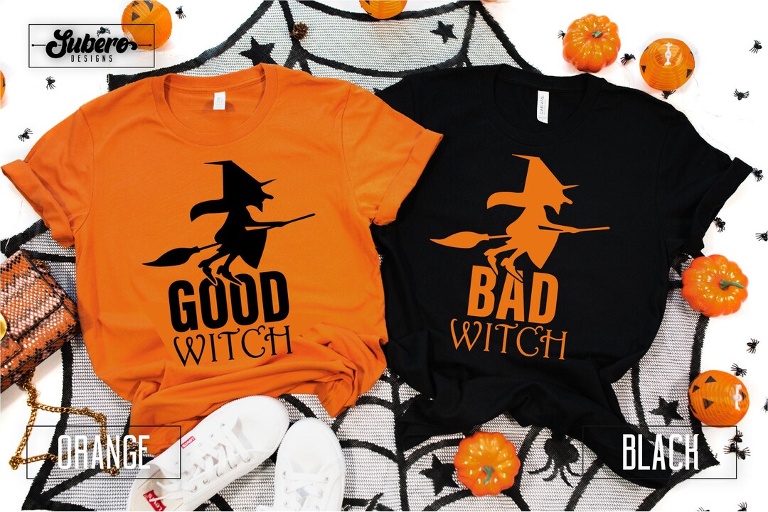 Good Witch Bad Witch Halloween Shirt: Custom Women's Group Tee - Etsy