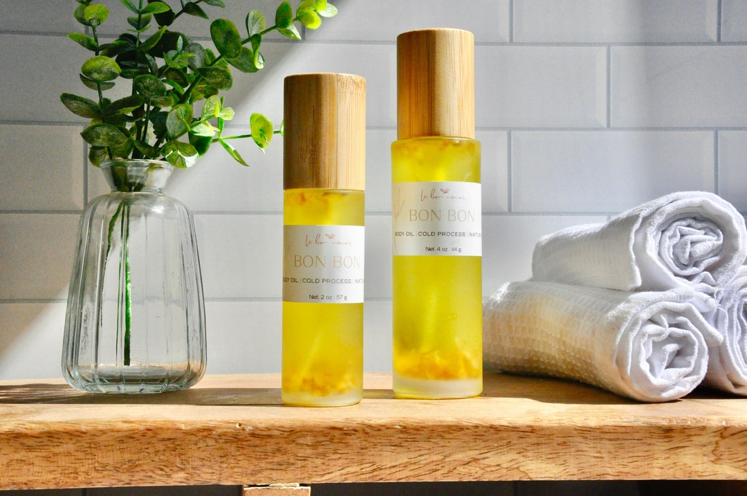 Bon Bon Body Oil - Natural Body Oil - Massage Oil - Hydrating Oil ...