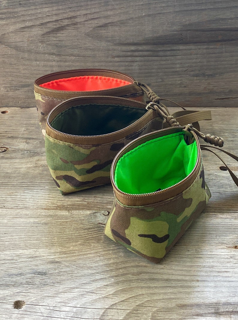 Multicam Zipper Pouch: Military EDC Bag, Bushcraft Survival Kit - Etsy