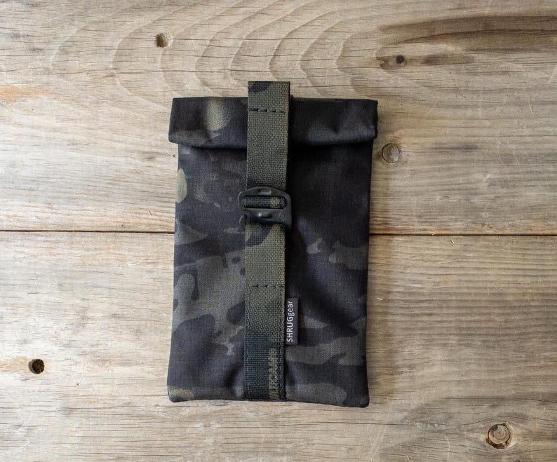 Multicam Black Faraday Bag for Cell Phone - 500D Milspec & EMF Blocking ...