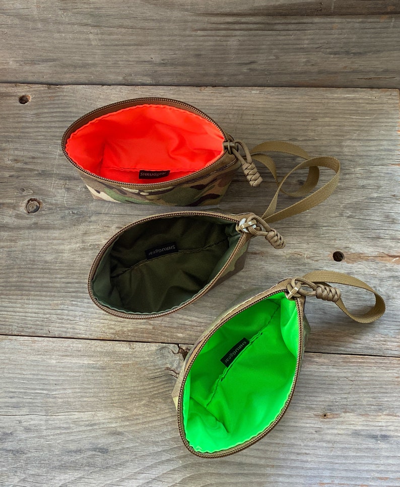 Multicam Zipper Pouch: Military EDC Bag, Bushcraft Survival Kit - Etsy