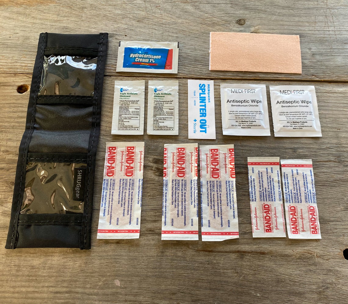Pocket First Aid Kit: Individual Medical Pouch With Magnetic Closure - Etsy