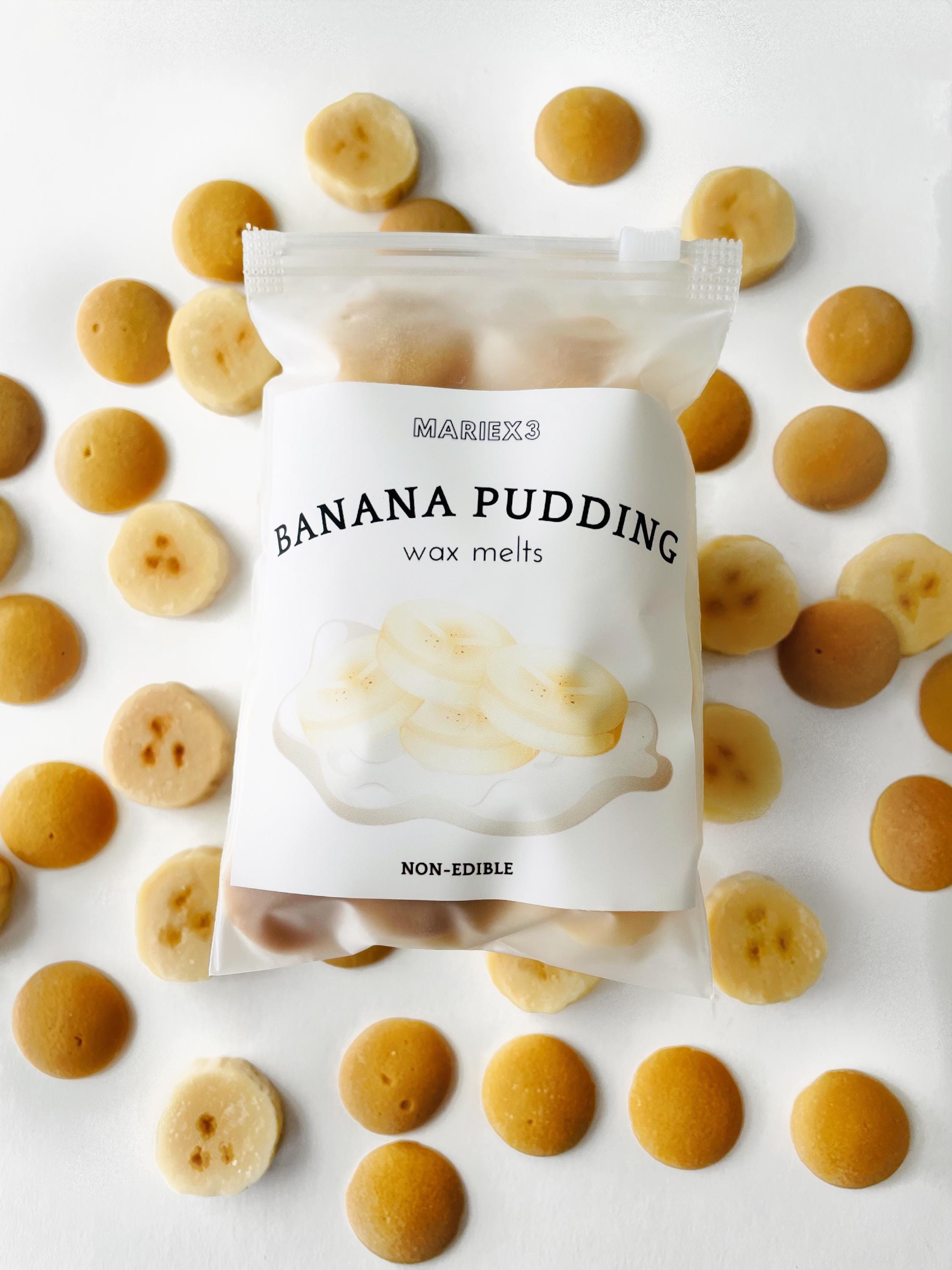 Banana Pudding Wax Embeds for Candles - Strong Scented Dessert Wax ...