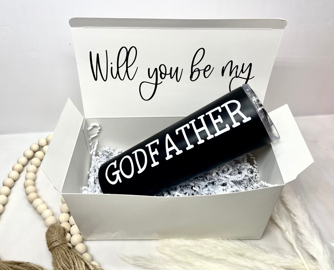 Godfather Proposal Boxgodfather Tumblerwill You Be My - Etsy