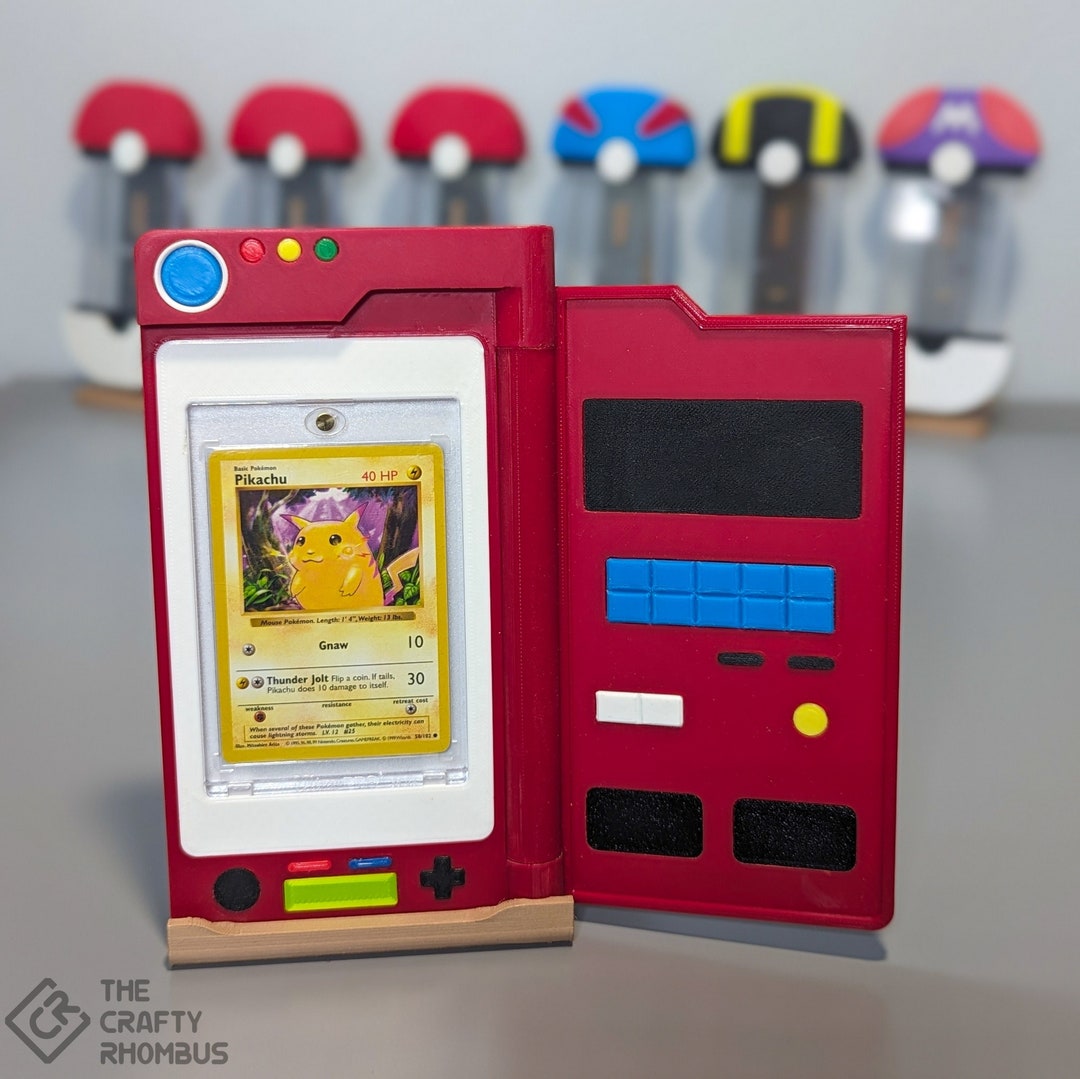 Pokemon Card Pokedex Display Case - Etsy