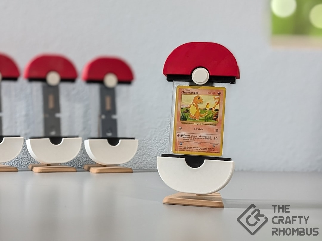 Poke Ball Card Display - Etsy