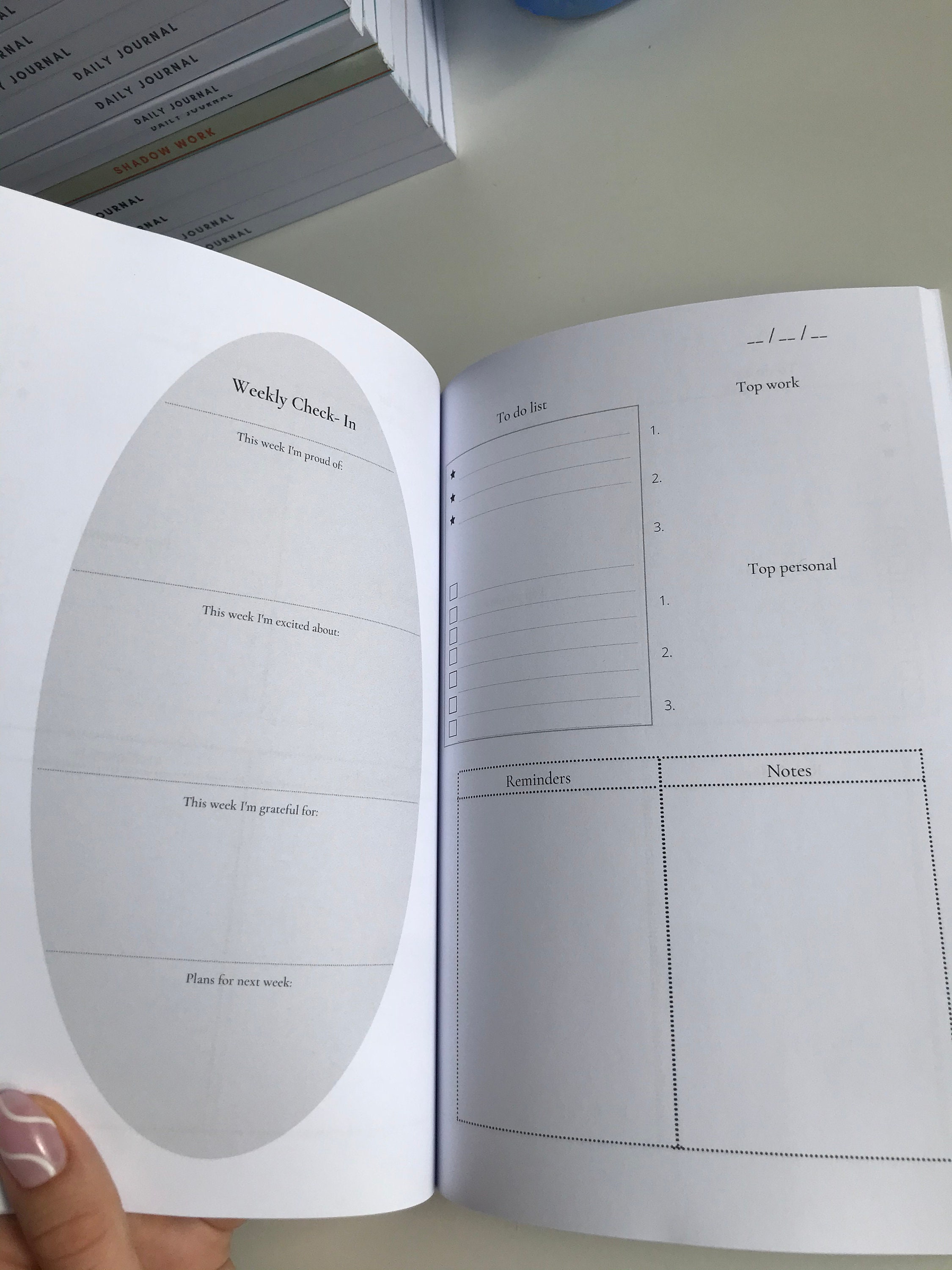 Daily Work Journal Daily Guided Undated A5 Journal/ Daily - Etsy UK