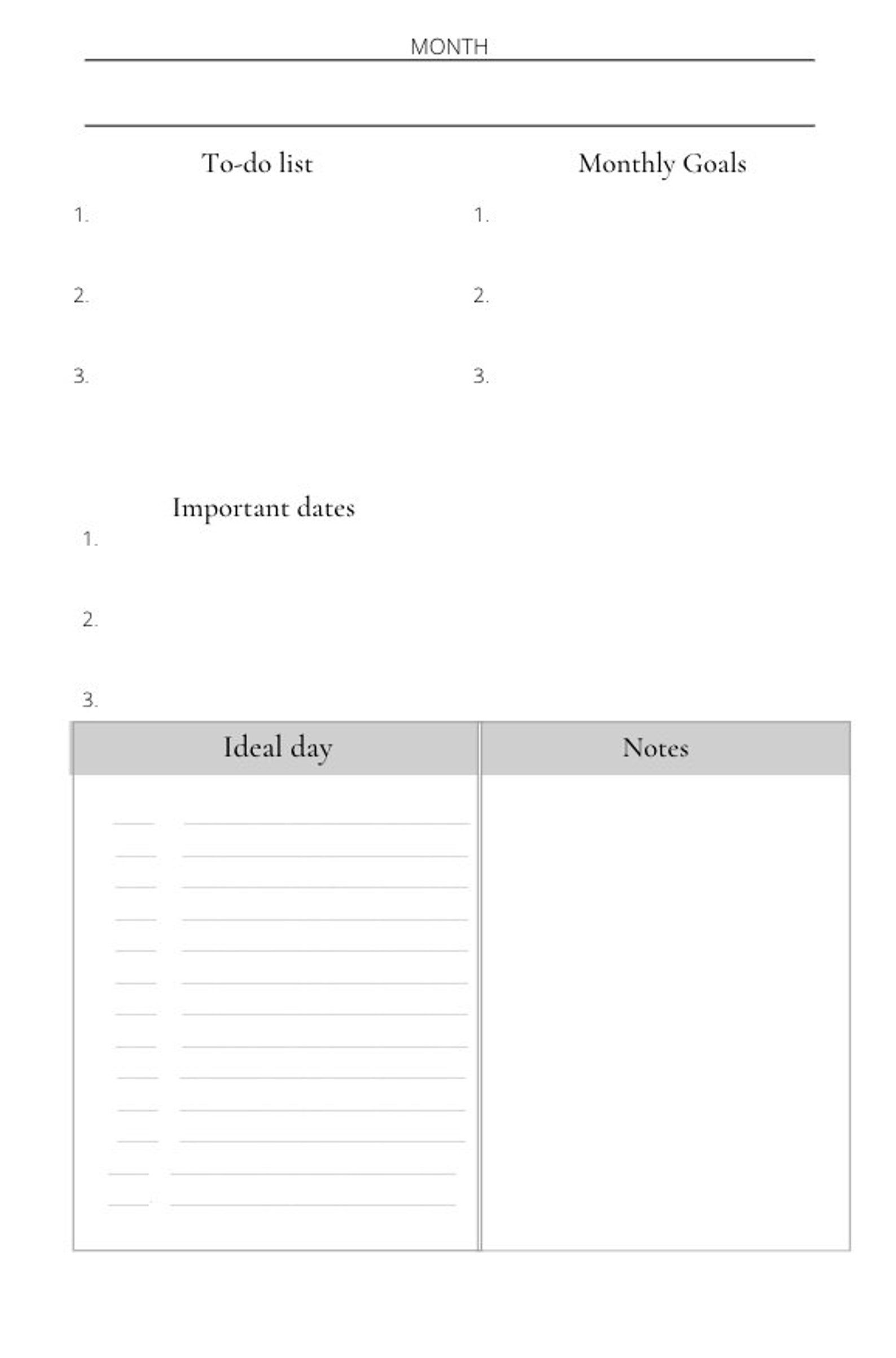 Daily Work Journal Daily Guided Undated A5 Journal/ Daily | Etsy