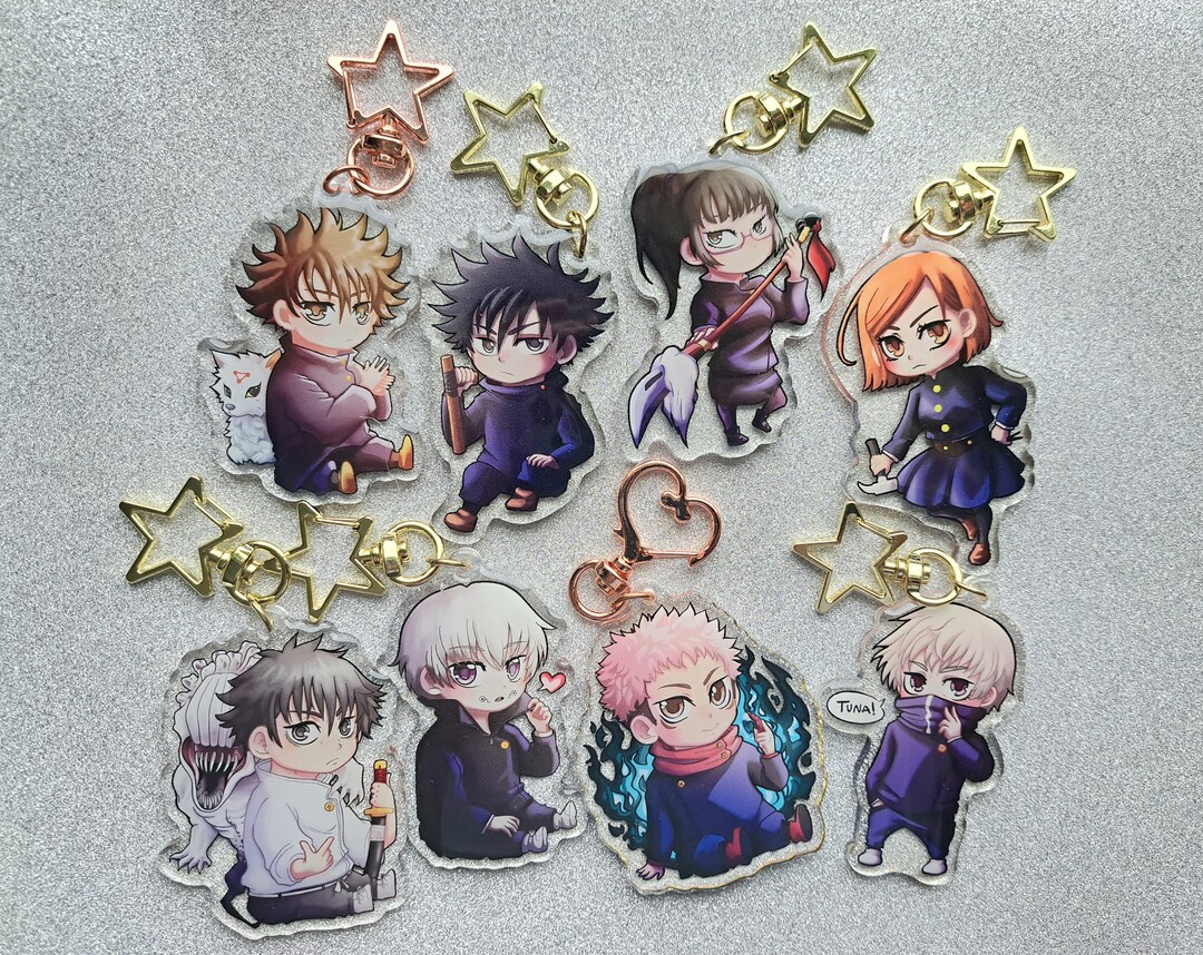 Curse Anime Charm - Students - Etsy