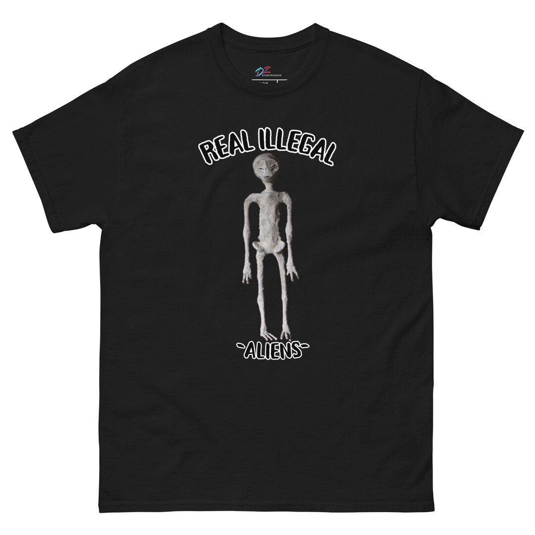 Mexican Alien Las Momias De Nazca Unisex Organic Cotton T-shirt Aliens ...