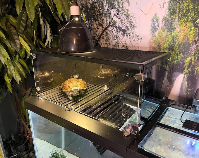 LARGE Turtle Basking Platform Dock Ramp for Over the Ta, Turtle Dock ...