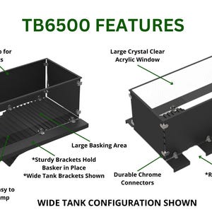 Super Turtle Basker (TB6500) Above Tank Basking Platform Dock - Fits ...