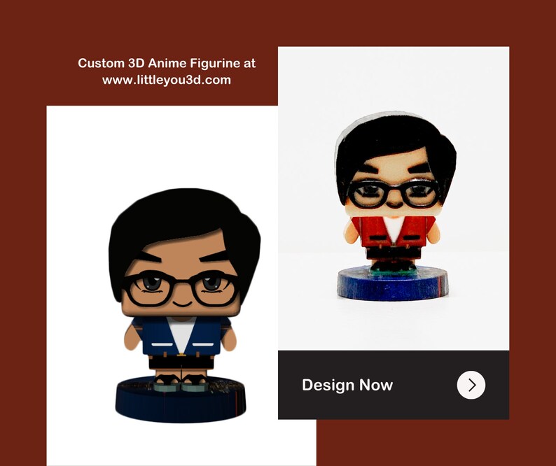 Custom Made 3D Printed Anime Miniature for Your Board Game - Etsy