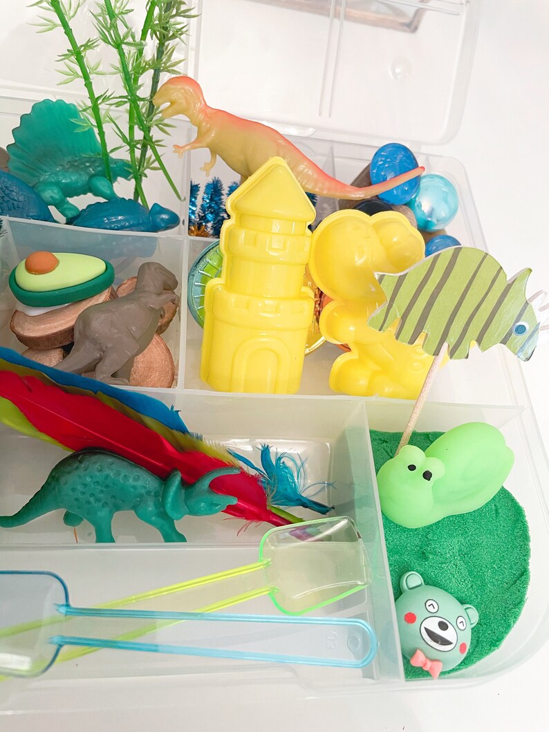 Personalized Kinetic Sand Sensory Box, Busy Box for Boy, Boy Gift Box ...