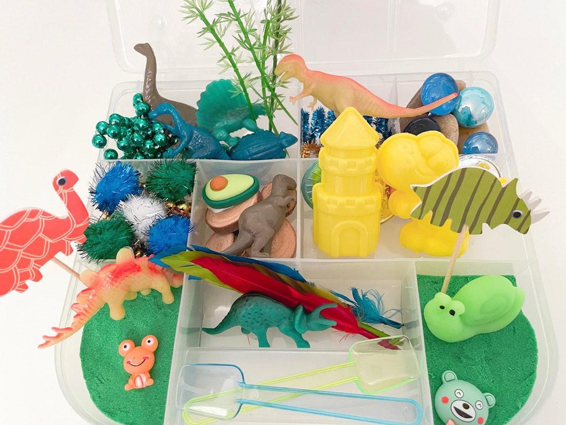 Personalized Kinetic Sand Sensory Box, Busy Box for Boy, Boy Gift Box ...