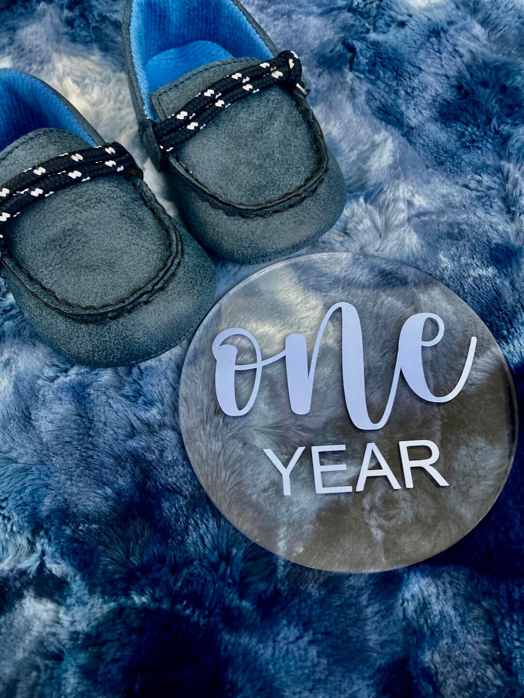 Acrylic Baby Monthly Milestone| Clear Acrylic Disc| Baby Milestone Disc ...