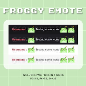 Froggy Emote | Froggy LOL Laugh | Twitch Discord - Etsy