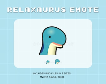 Relaxaurus Palworld ANIMATED Sleeping Dinosaur Chill Tired Emoji Twitch ...