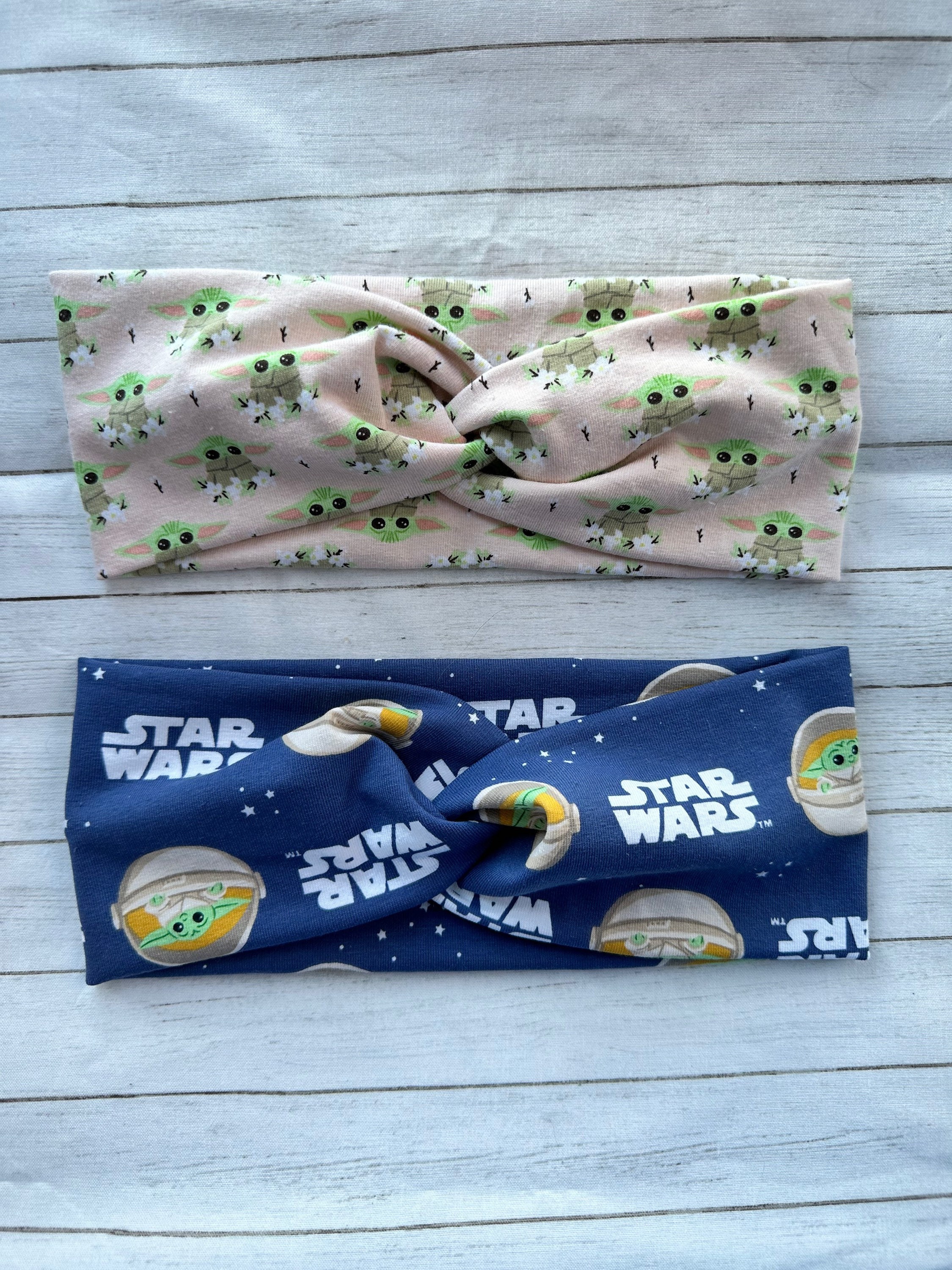 Starwars Headband, Star Wars Headband With Buttons, Baby Yoda Headband ...