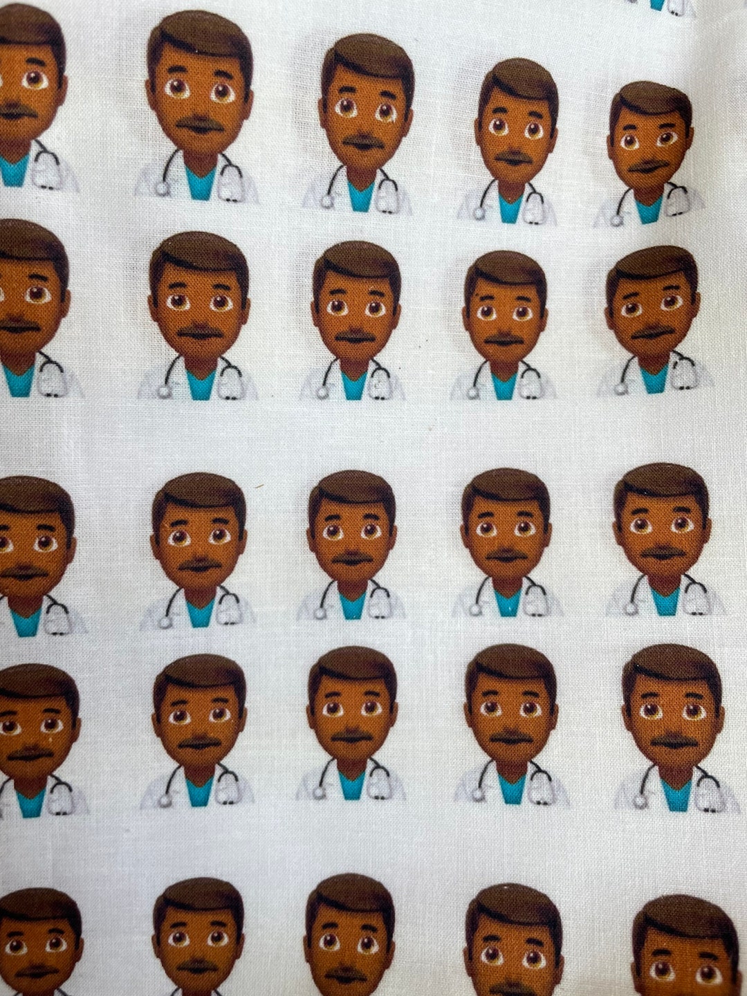 Male Doctor Scrub Cap, Doctor Emoji Scrub Cap, Men Scrub Cap - Etsy