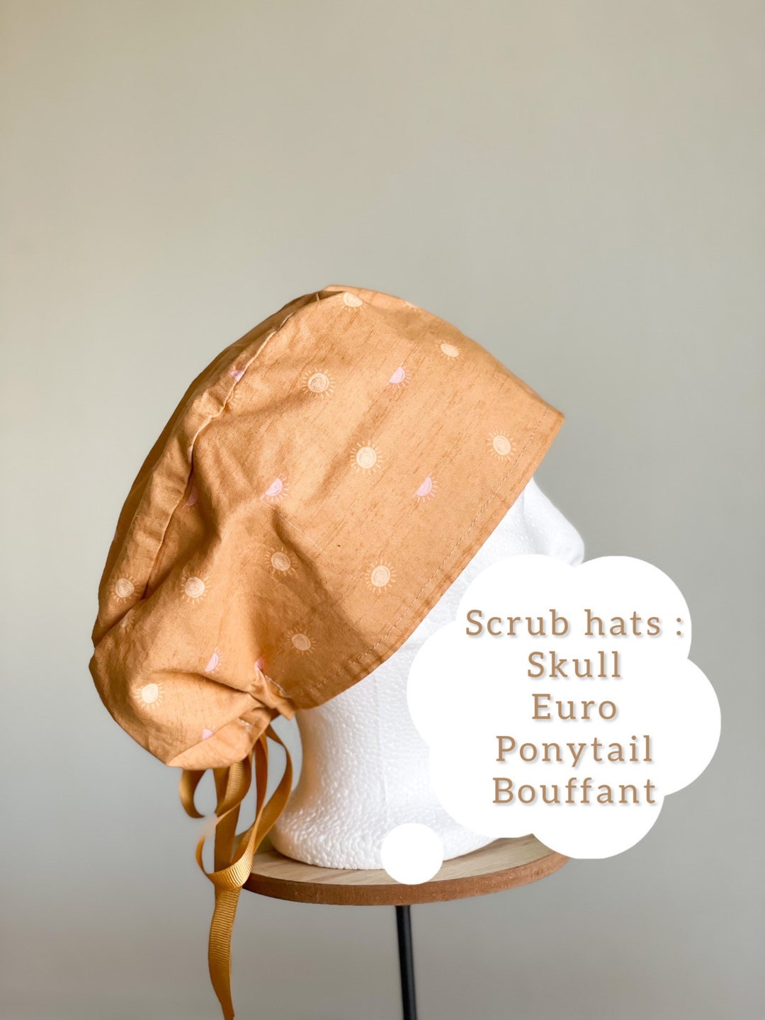 Neutral Nurse Scrub Hat, Neutral Scrub Hat, Men Scrub Hat, Dental Scrub ...