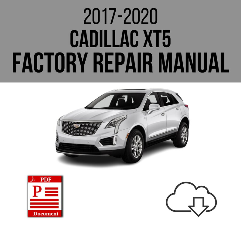 Cadillac XT5 2017-2020 Workshop Service Repair Manual Download - Etsy