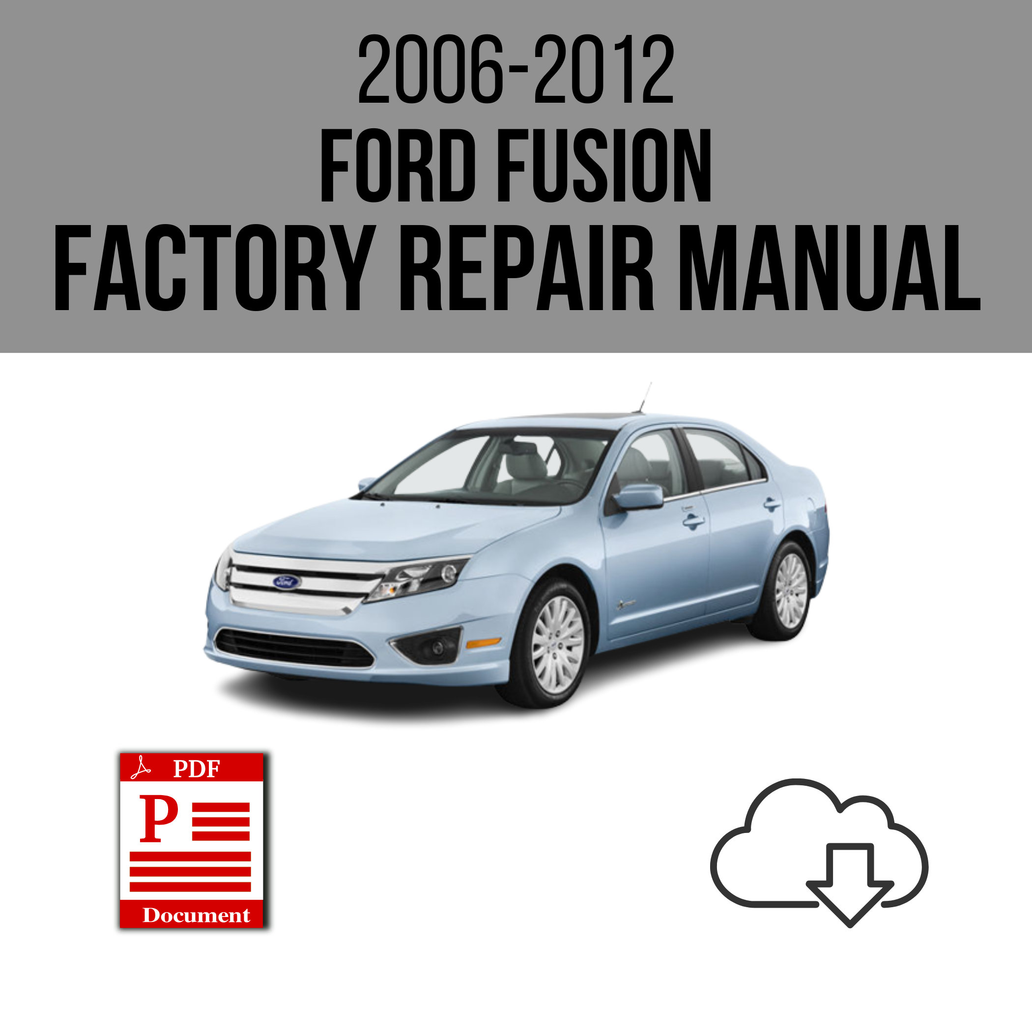 Ford Fusion 2006-2012 Workshop Service Repair Manual Download - Etsy