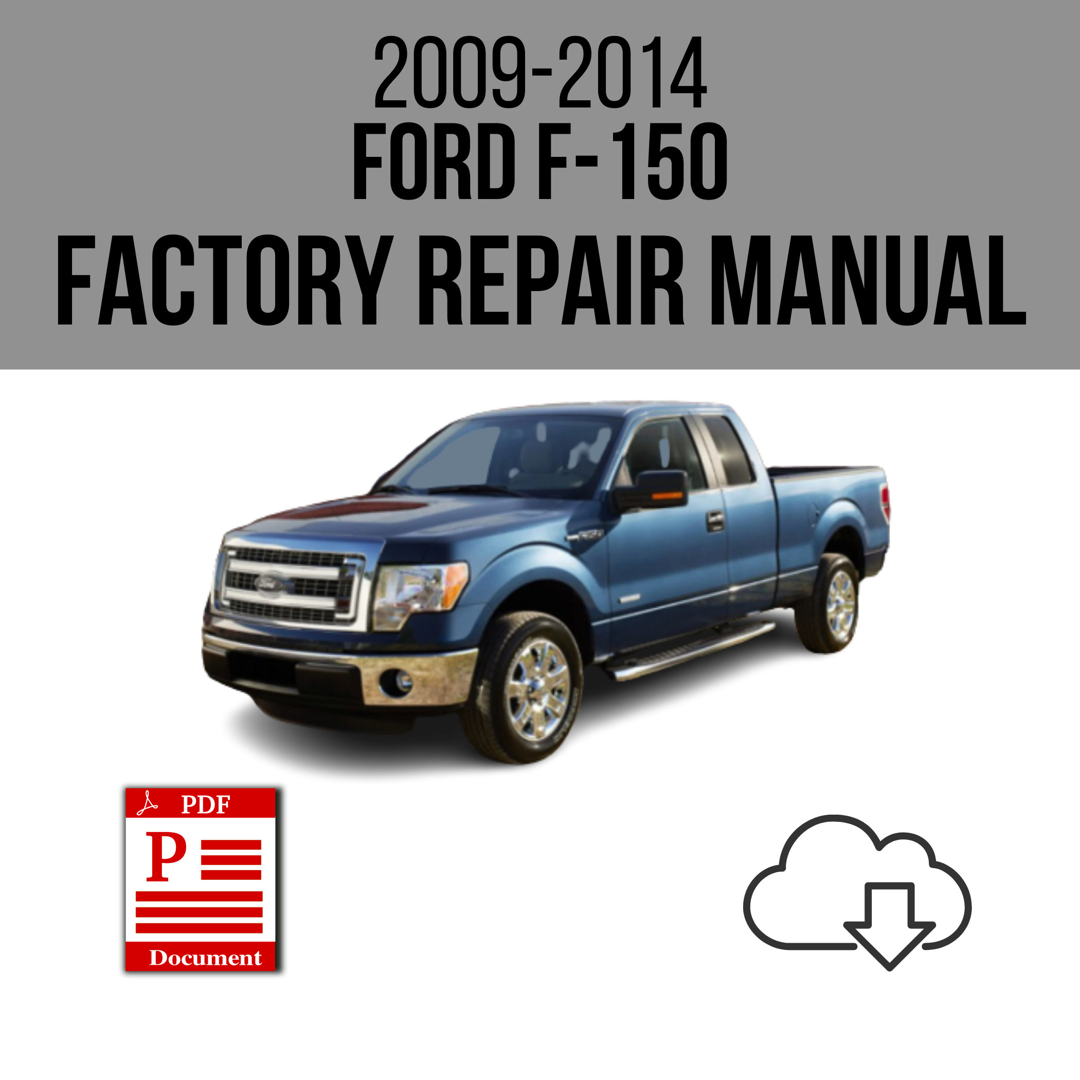 Ford F-150 2009-2014 Workshop Service Repair Manual Download - Etsy
