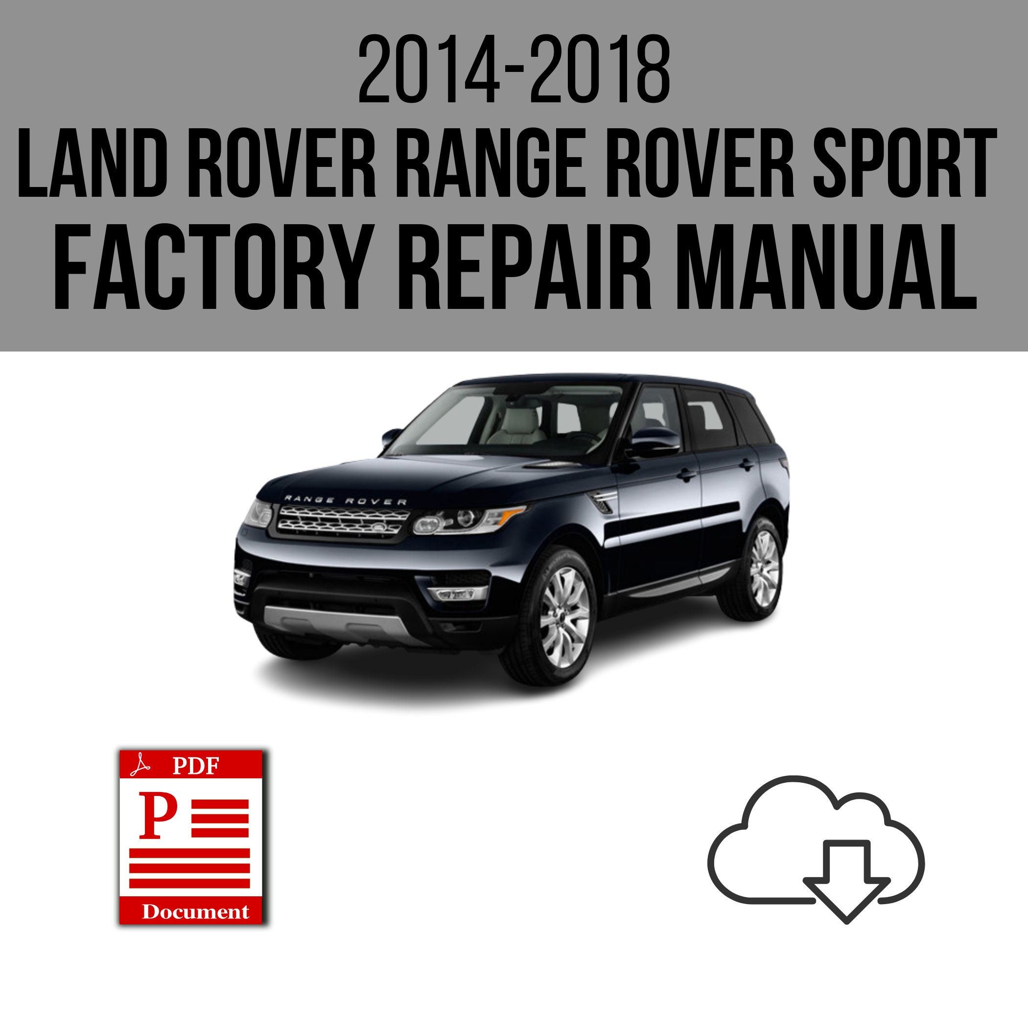 Land Rover Range Rover Sport 2014-2018 Workshop Service Repair Manual ...