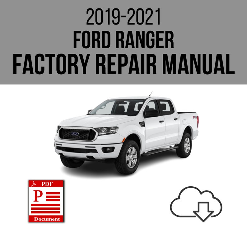 Ford Ranger 2019-2021 Workshop Service Repair Manual Download - Etsy