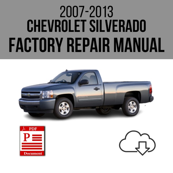 Chevrolet Silverado Manual - Etsy
