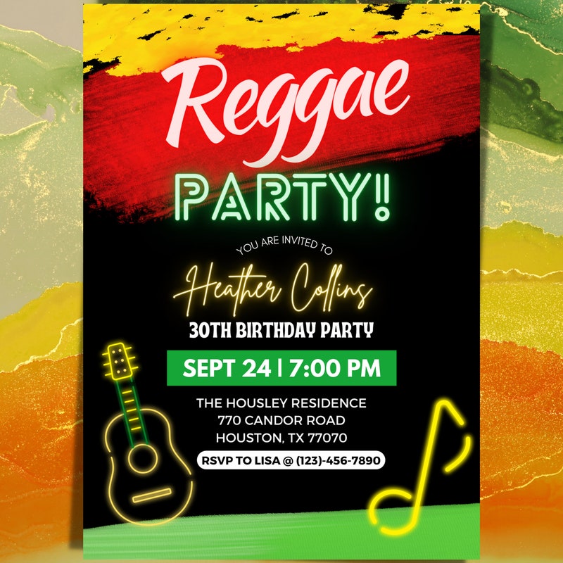Reggae Party - Etsy