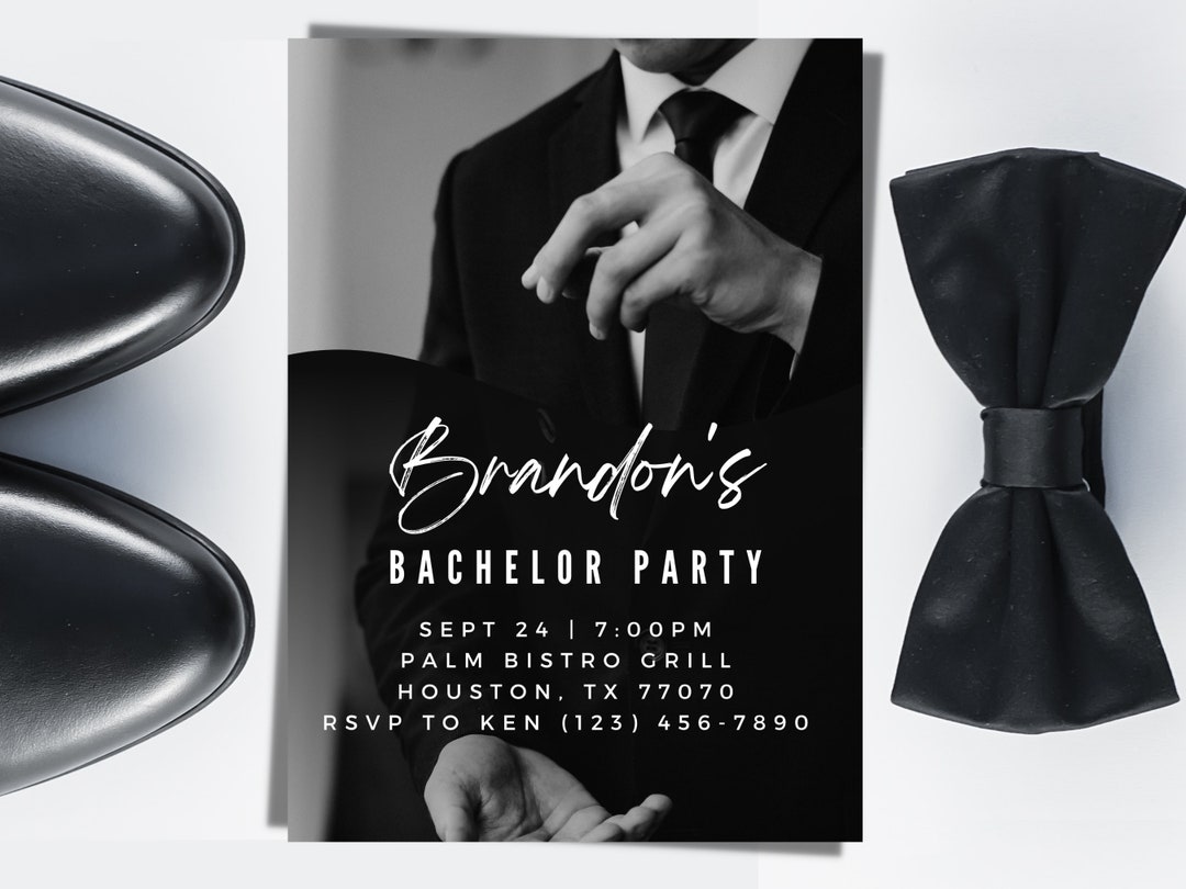 Bachelor Party Invite Bachelor Weekend Guys Weekend Bachelor Party ...