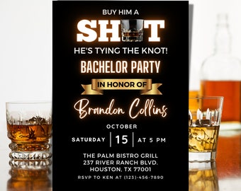 Bachelor Party Invitation | Bachelor Weekend | Bachelor Party Evite ...