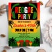 Reggae Party Invite | Reggae Evite | Rasta Evite | Jamaica Invite ...