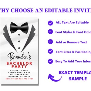 Bachelor Party Invitation | Bachelor Weekend | Bachelor Party Evite ...