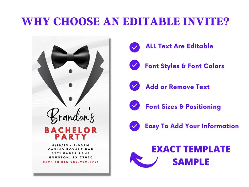 Bachelor Party Invitation | Bachelor Weekend | Bachelor Party Evite ...