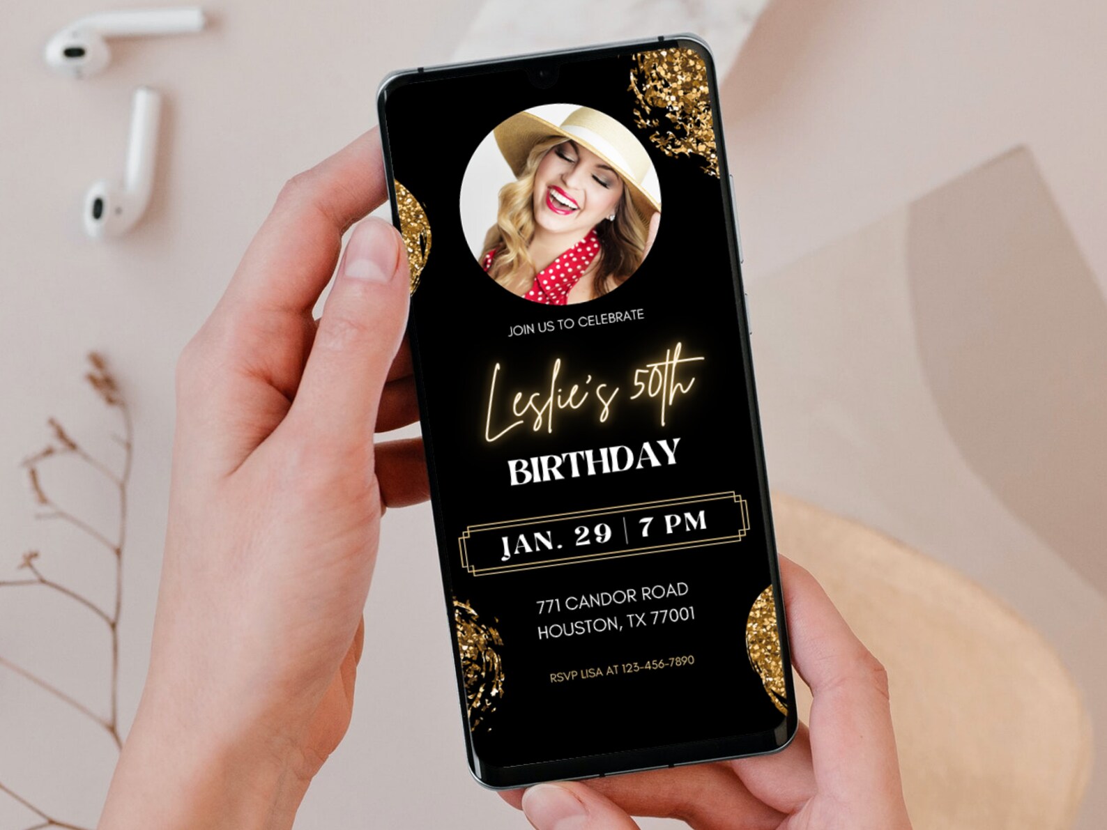 Electronic Birthday Party Invitation Digital Text Invitation - Etsy