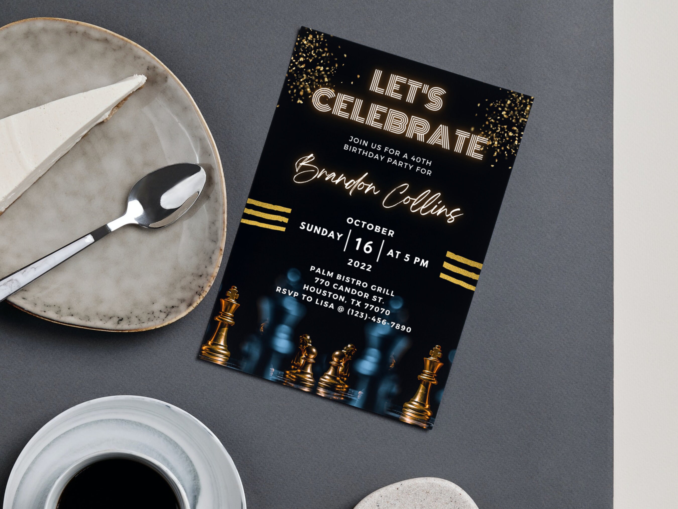 Mens Birthday Invite Men Birthday Invite Male Birthday - Etsy