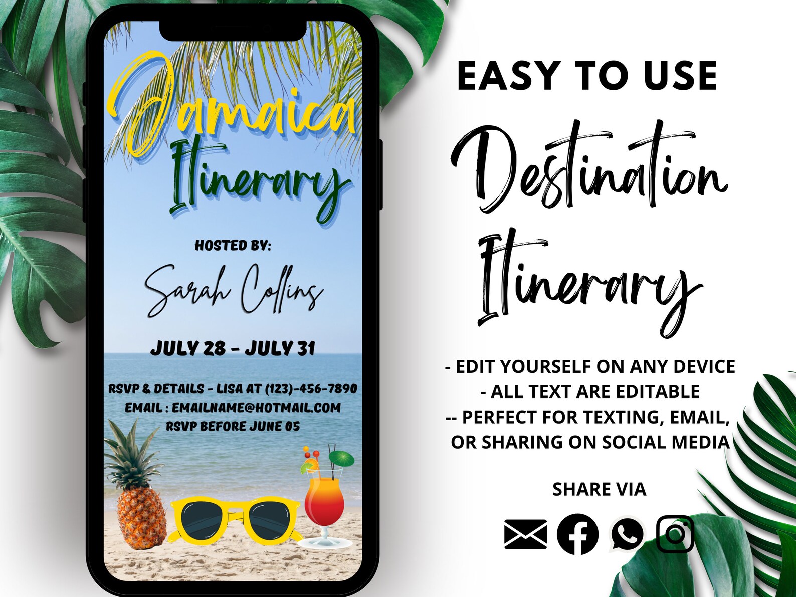 Jamaica Itinerary | Weekend Itinerary | Destination Itinerary | Digital ...