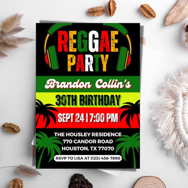 Reggae Party - Etsy