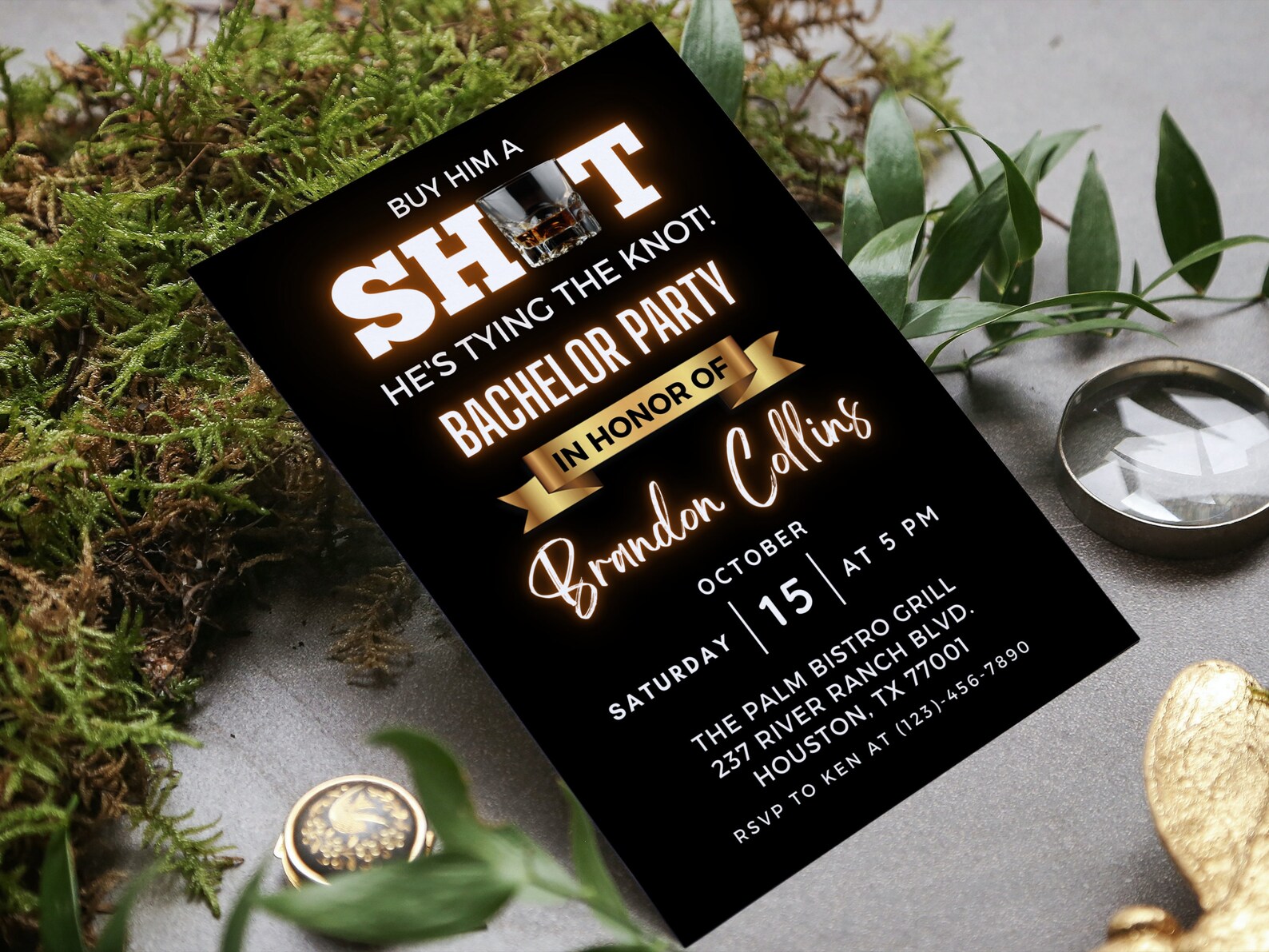 Bachelor Party Invite Bachelor Weekend Bachelor Party Invitation Mens ...