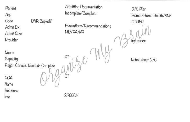 Social Work/case Management Template - Etsy Australia