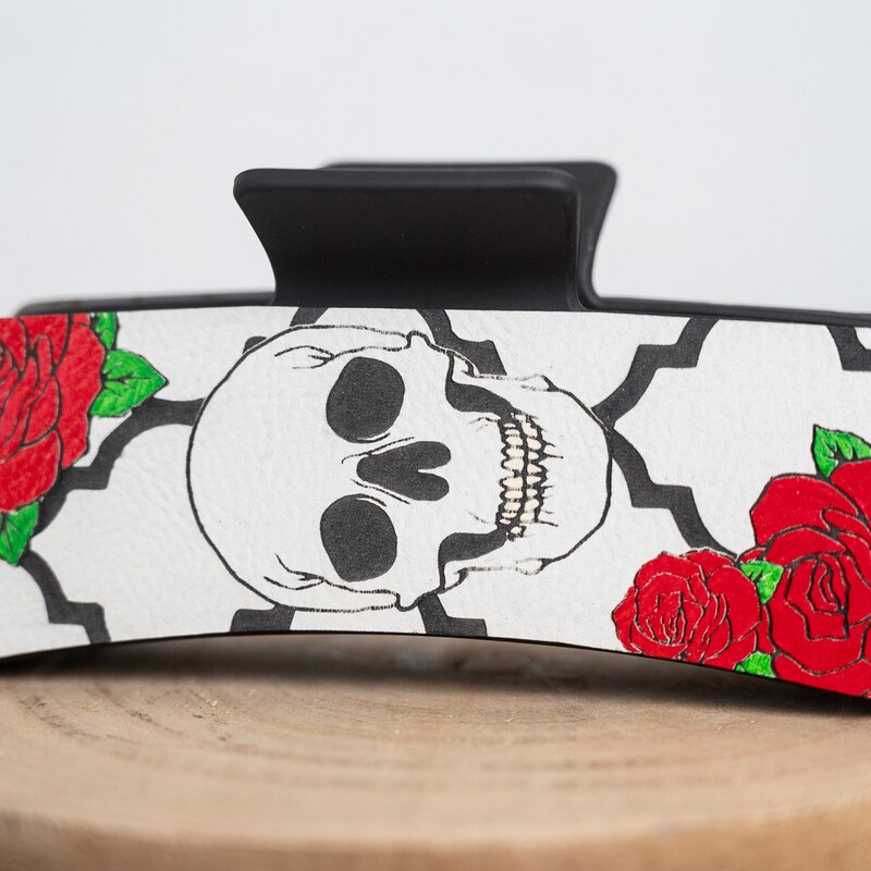 Skull Hair Clips - Etsy