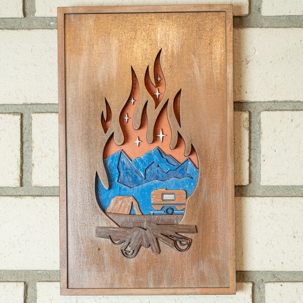 Campfire Sign - Etsy