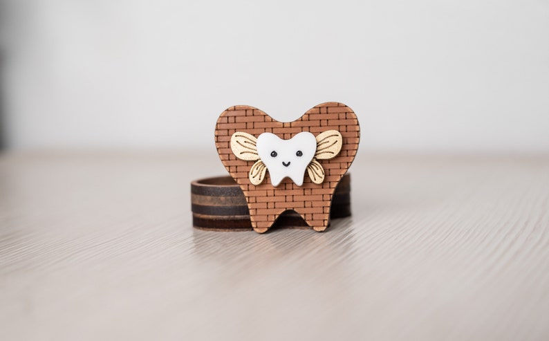 Laser Cut Tooth Fairy Box: Painted Wood Keepsake - Etsy